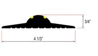 China Garage Door Threshold Ramp Rubber Bottom Seal Strip Environmentally Friendly Solution for sale