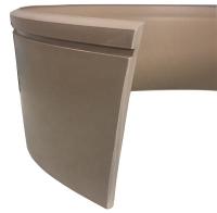 China Rubber Wall Base for Protection Vinyl Cove Base OEM Design Flexible PVC Skirting Board for sale