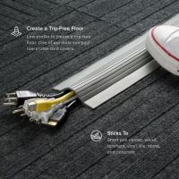 China Floor Cable Cover with Silicone Material Keep Your Cables Safe and Secure for sale