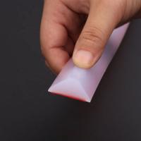 China Easy-to-Install 50X30mm Silicone Water Stopper for Frameless Shower Door Threshold for sale