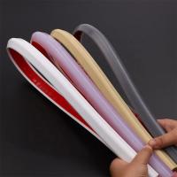 China Easy-to-Install 50X30mm Silicone Water Stopper for Frameless Shower Door Threshold for sale