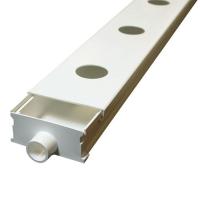 China Mass Production Hydroponic NFT PVC Tube NFT Pipe System with 100mm*100mm Size for sale