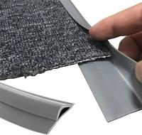China Terrazzo Vinyl Flooring Plastic Capping Strips with 0.187'' to 0.75'' Thickness for sale
