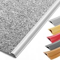 China Terrazzo Vinyl Flooring Plastic Capping Strips with 0.187'' to 0.75'' Thickness for sale