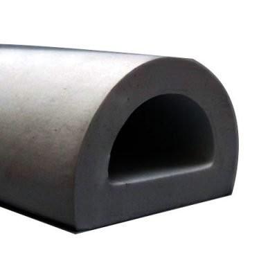 China ISO/TS 16949 Certified Boat Ship D Type Marine Rubber Fender for Wharf and Dock Bumper Seal Strip for sale