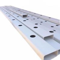 China Sample 5-7 Days Square PVC Hydroponic Channel NFT for Optimal Plant Growth for sale