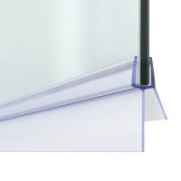 China Transparent Customized PVC Shower Door Bottom Seal Glass Seal Strip for Bathroom Door for sale