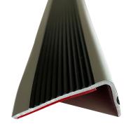 China Cutting Non-Slip Rubber Stair Nosing Edge Trim Strips for White Stair Edge Protection for sale