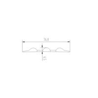 China 65mm Inflatable Boat Anti-Collision Strake PVC Rubbing Strakes Colorful Rubber Rails for sale