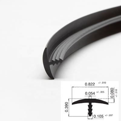 China Professional PVC Waterproof T Shaped Molding Edge Profile EPDM Rubber Seal for sale