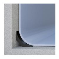 China Customize Length PVC Cove Former Wedge Fillet in White Color 15x15mm 20x20mm 38x38mm for sale