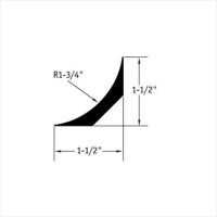 China Customize Length PVC Cove Former Wedge Fillet in White Color 15x15mm 20x20mm 38x38mm for sale
