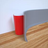 China Peel-Stick Baseboard Molding Flexible Vinyl for Hassle-Free Wall Base Installation for sale