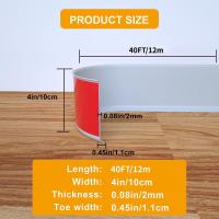 China Peel-Stick Baseboard Molding Flexible Vinyl for Hassle-Free Wall Base Installation for sale