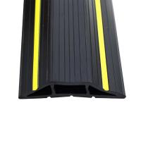 China 30-90 Shore Hardness Floor Cable Protector Rubber Duct Cord Cover for Customers' Designs for sale