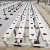 China NFT Hydroponic Channel Growing Plants PVC Plastic Pipe Pouch Holes for Optimal Growth for sale