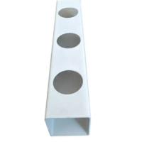 China Nursery Greenhouse Hydroponic Pipe NFT Farm with Vertical Aeroponics System Pouch Holes for sale