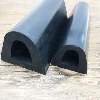 China Customers' Requirements D Type Marine Boat Rubber Fender for Dock and Ship Bumper for sale