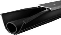 China Universal Garage Door Seal Strip Dustproof Insulation Function Black or Custom Colors for sale
