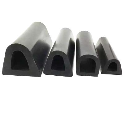 China Rubber Seal Strip Protector Hardness 30-90 Shore A for Custom EPDM Vinyl Dock Edging for sale