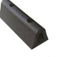 China 40-90 Shore A Hardness Marine Rubber Dock Bumper H200xW100xL1000mm for D Shape Fenders for sale