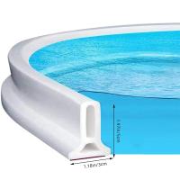 China 12mm or Customized PVC Water Stopper Flood Barrier for Home Bathroom Floor Protection for sale