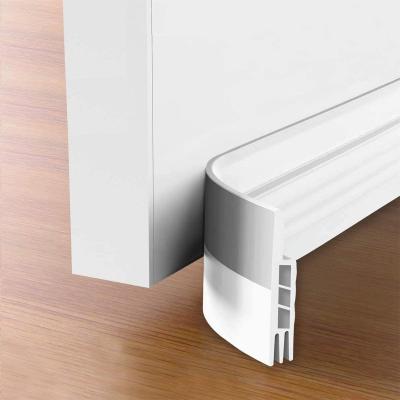 China White Strong Adhesive Door Bottom Rubber Seal Strip for Bedroom and House Door 50*5 mm for sale