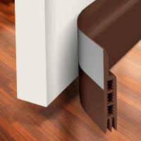 China White Strong Adhesive Door Bottom Rubber Seal Strip for Bedroom and House Door 50*5 mm for sale