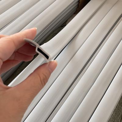 China Raul Color Card's Cutting PVC Plastic Corner Edging Decorative Tile Strip Customizable for sale