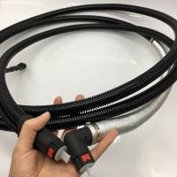 China Black Heatable SCR AdBlue Lines SCR System Adblue Heating Hose for sale