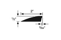China Rubber Vinyl Reducer Strip Customized Ramp for Professional Flooring Design for sale