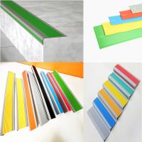 China Anti-skidding PVC Rubber Stair Nosing Edge Trim with Custom Size and Moulding Service for sale