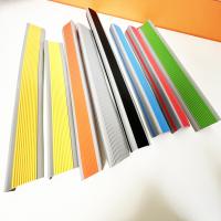 China Anti-skidding PVC Rubber Stair Nosing Edge Trim with Custom Size and Moulding Service for sale