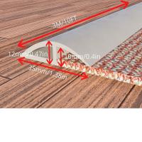 China Flooring Accessories PVC Floor Transition Strips for Durable Rubber Carpet Protection for sale