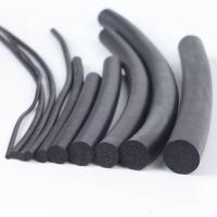 China Temperature -60C- 150C Customized Extrusion Rubber Seal Strip Foam Rubber Round Cord for sale