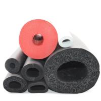 China White Pre Slit Insulation Rubber Foam with Adhesive 8mm*10mm or Customizable for sale