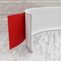 China Peel-Stick Baseboard Molding Trim in White Height 2'' to 6'' for Simple Installation for sale