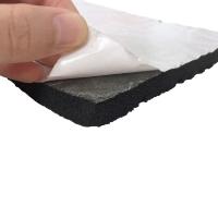 China Excellent Compression Set Slow Rebound Memory Self Adhesive EPDM Rubber Sponge Sheet for sale