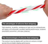 China TS16949 Certified Multi-Layer Self-Adhesive Silicone Weather Stripping for Doors Windows for sale