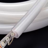 China White Curved Flexible Waterproof Silicone Diffuser LED Neon Light Guide Tube Strip for sale