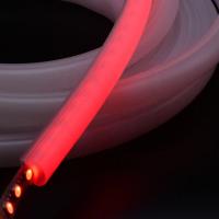 China White Curved Flexible Waterproof Silicone Diffuser LED Neon Light Guide Tube Strip for sale