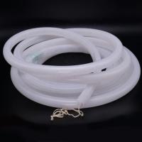 China White Curved Flexible Waterproof Silicone Diffuser LED Neon Light Guide Tube Strip for sale