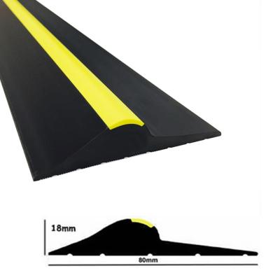 China Professional Cutting Garage Door Threshold Ramp Rubber Bottom Weather Seal Strip for sale