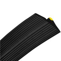 China Professional Cutting Garage Door Threshold Ramp Rubber Bottom Weather Seal Strip for sale