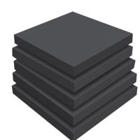 China 10mm-50mm Thickness Rubber Anti-collision Blocks for Heavy-Duty Applications for sale