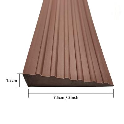China Outdoor Doorway Threshold Ramps Non-Slip Solid Rubber Portable Sill Scooter Ramp for sale