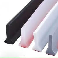 China Cutting Bathroom Silicone Water Dam Barrier Water Stopper EPDM PVC TPV TPE Sealing Strip for sale