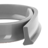 China Cutting Bathroom Silicone Water Dam Barrier Water Stopper EPDM PVC TPV TPE Sealing Strip for sale