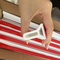 China Cutting Bathroom Silicone Water Dam Barrier Water Stopper EPDM PVC TPV TPE Sealing Strip for sale