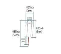 China Clear Rubber U Channel Edge Trim Customizable Size for Exceptional Sealing Performanc for sale